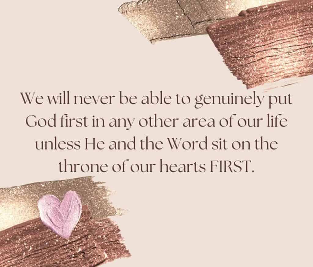 How to put God first in your life- Are you putting God first in these ...